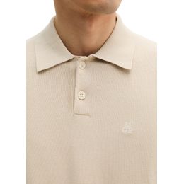Marc O'Polo MARC O'POLO Herren Strickpullover "aus zertifizierter Bio-Baumwolle", beige, Gr. XS, unifarben, Obermaterial: 100% Baumwolle, Pullover