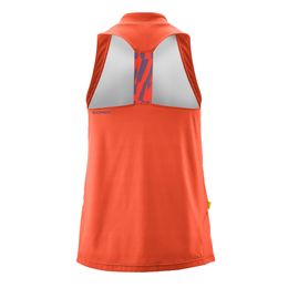 Gonso Damen Radtrikot "Adventure Jersey Sleeveless W", rot, Gr. 40, 88% Polyester, 12% Elasthan, Trikots, Leicht, schnell trocknend, optimaler