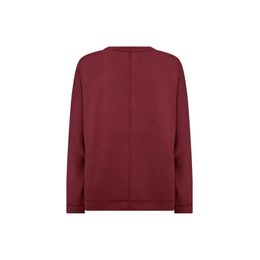 soyaconcept Damen Blusentop "Soya Concept Shirt SC-BANU"4850 dunkelrot, Gr. XS, Obermaterial: 48% Modal, 48% Polyester, 4% Elasthan, Blusen