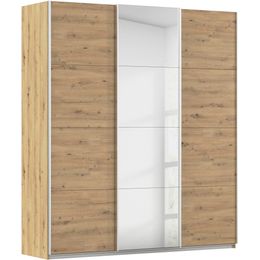 Schwebet&uuml;renschrank Rauch "Kleiderschrank Schrank Garderobe Schlafzimmerschrank CORTONA", eiche artisan, B:203cm H:229cm T:62cm, Holzwerkstoff, Schr&auml;nke, Schwebet&uuml;renschrank, in 3 Ausstattungen BASIC/CLASSIC/PREMIUM (SOFT-CLOSE) MADE IN GERMANY, Topseller
