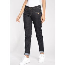 Gang Damen Relax-fit-Jeans "94AMELIE", blau, Gr. 27, Denim/Jeans, Obermaterial: 71% Baumwolle, 16% Polyester, 11% Lyocell, 2% Elasthan, Jeans, mit