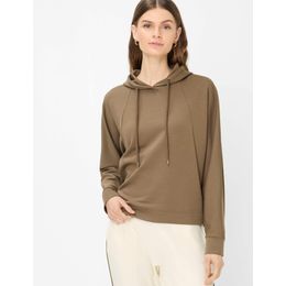 Brax Damen Sweatshirt "Style BECA L", braun, Gr. 38, 70% Viskose, 25% Polyester, 5% Elasthan, Sweatshirts