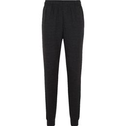 LPO Herren Jogginghose "Dietz", schwarz, Gr. 52, Jersey, 50% Viskose. 45% Polyester. 5% Elasthan, Hosen, Weiches Material, elastischer Bund
