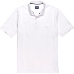 Poloshirt MARVELIS, Herren, Gr. XL, wei&szlig;, Jersey, Obermaterial: 57% Baumwolle, 43% Polyester, regular fit normal, Shirts