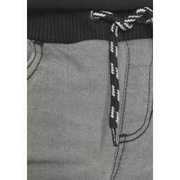 Arizona Jungen Schlupfjeans "Stretch-Jeans f&uuml;r Jungen", grau, Gr. 134, Denim/Jeans, Obermaterial: 75% Baumwolle, 24% Polyester, 1% Elasthan, Jeans,