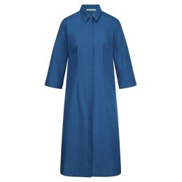 Peter Hahn - Kleid, blau, Gr. 40 / M - Baumwolle