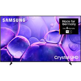 Samsung LED-Fernseher "GU65U8079FU LED-Fernseher", Energieeffizienz: G (A-G), schwarz, 65 &Prime;, Fernseher, Crystal UHD, Q-Symphony, Dolby Surround Sound, Triple Tuner, Smart-Hub
