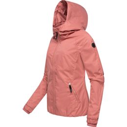 Ragwear Damen Outdoorjacke "Dizzie", rosa, Gr. S, Au&szlig;enmaterial: 100% Polyester; Innenfutter: 100% Polyester, Jacken, Wasserdichte &Uuml;bergangsjacke mit