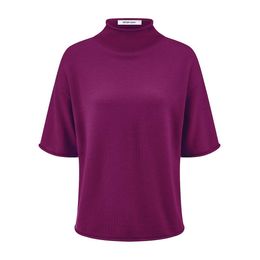 Peter Hahn - Pullover mit Stehkragen, pink, Gr. 38 / S - Schurwolle