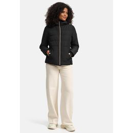 Marikoo Damen Steppjacke "Alemee", schwarz, Gr. XL, Obermaterial: 100% Polyester. Innenseite: 100% Polyester. Futter: 100% Polyester. Wattierung: