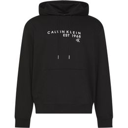 Herren Kapuzensweatshirt "CALVIN 1968 GRAPHIC"schwarz, Gr. S, Calvin Klein Jeans, unifarben, Sweatware, Obermaterial: 100% Baumwolle, Sweatshirts,