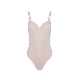 Damen Shaping-Body "Soft Thong Body", MAGIC BODYFASHION, Gr. XXL, beige, Stoff, Obermaterial: 80% Baumwolle, 11% Polyamid, 9% Elasthan, Bodys,