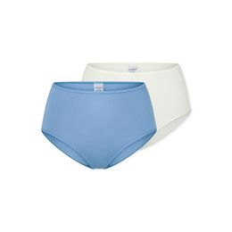 Schiesser Damen Midislip "Modal Essentials", Gr. 36, blau, Single Jersey, Obermaterial: 85% Modal, 15% Elasthan, Unterhosen, Single Jersey,