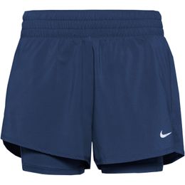 Nike One Funktionsshorts Damen - Gr&ouml;&szlig;e XS - blau