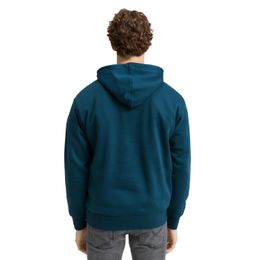 Herren Hoodie, gr&uuml;n, Gr. L, Tom Tailor Denim, bedruckt, Sweatware, Obermaterial: 70% Baumwolle, 30% Polyester, Sweatshirts, mit Logo Print