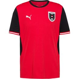 Puma WM 2026 &Ouml;sterreich Heim Teamtrikot Herren - Gr&ouml;&szlig;e M - rot