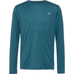 New Balance Essential Funktionsshirt Herren - Gr&ouml;&szlig;e L - blau