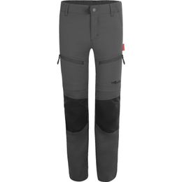 Trollkids Nordfjord Zipphose Kinder - Gr&ouml;&szlig;e 140 - grau