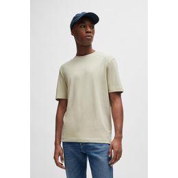 BOSS Orange Herren T-Shirt "TChup Relaxed Fit", beige, Gr. XXXL, bedruckt, unifarben, Jersey, Obermaterial: 96% Baumwolle, 4% Elasthan, Shirts,