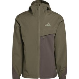 Adidas TERREX MULTI 2L Hardshelljacke Herren - Gr&ouml;&szlig;e M - oliv