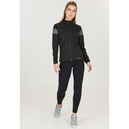 Endurance Damen Laufjacke "Belen", grau, Gr. 36, unifarben, 100% Polyester, Jacken, in atmungsaktiver und wasserabweisender Qualit&auml;t
