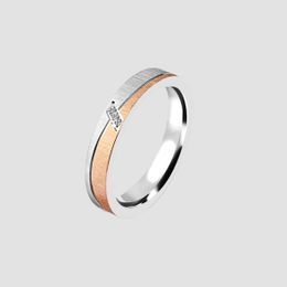 Adelia&acute;s ADELIA ́S Damen Fingerring "Damen Ring aus Edelstahl mit Strass Steinchen", 58, Edelstahl, rosa, Edelstahl, Fingerringe
