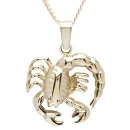 OSTSEE-SCHMUCK Damen Kette und Anh&auml;nger Set "- Tierkreiszeichen Skorpion - Gold 333/000 -", 42, gold, Gelbgold 333, Schmuck_Sets