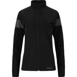 Endurance Damen Laufjacke "Belen", grau, Gr. 38, unifarben, 100% Polyester, Jacken, in atmungsaktiver und wasserabweisender Qualit&auml;t