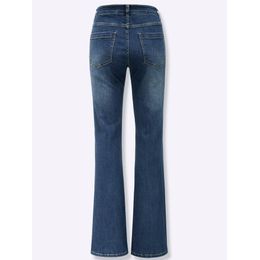 5-Pocket-Jeans Inspirationen, Damen, Gr. 25, Kurzgr&ouml;&szlig;en, blau, stone, washed, 95% Baumwolle, 3% Polyester, 2% Elasthan, unifarben, lang, Jeans 5-Pocket-Jeans