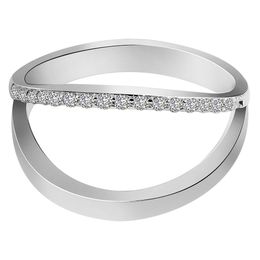 Adelia&acute;s ADELIA ́S Damen Fingerring "Damen Ring aus 925 Silber mit Zirkonia", 50, Silber 925 (Sterlingsilber), silber, Silber 925 (Sterlingsilber), Fingerringe