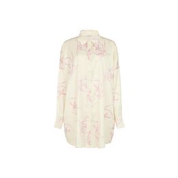 Lily & Lionel LILY AND LIONEL Damen Midikleid "Kristy Button Down Large Floral Shirtdress Damen"beige, Gr. 36, 100% Polyester, Kleider