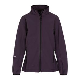 WHISTLER Kinder Softshelljacke "Covina junior", lila, Gr. 116, unifarben, 94% Polyester, 6% Elasthan, Jacken, mit 8.000 mm Wassers&auml;ule