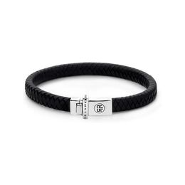 Rebel & Rose Rebel & Rose Armband Herren Gr&ouml;&szlig;e 20 schwarz / silber