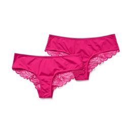 Tchibo - 2 Brazilslips - Damen - Gr. XL - pink