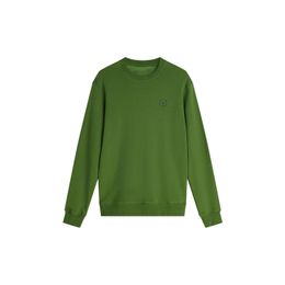 Scotch & Soda SCOTCH & SODA Herren Sweatshirt "Sweatshirt Core Logo Badge Sweatshirt 1er Pack", gr&uuml;n, Gr. XXL, Obermaterial: 100% Baumwolle CO., Sweatshirts