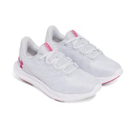 Under Armour Damen Laufschuh "UA W Charged Speed Swift", Gr. 40halo gray, halo gray, shaded fuchsia, Textil, Schuhe