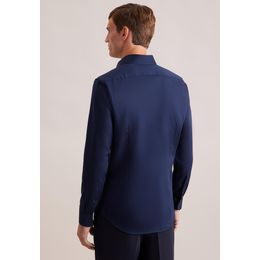 Seidensticker Herren Businesshemd "Schwarze Rose"dunkelblau, Gr. 39, unifarben, 100% Baumwolle, Hemden, Shaped 1/1 Kentkragen Uni