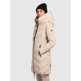 Khujo Damen Wintermantel "Darka2-YM", beige, Basic, Gr. XL, Obermaterial: 100% Polyester. Innenfutter: 100% Nylon. Wattierung: 100% Polyester,