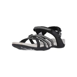 CRUZ Damen Sandale "Aarhus", Gr. 36, schwarz-wei&szlig;, Lederimitat, Schuhe, mit praktischem Klettverschluss