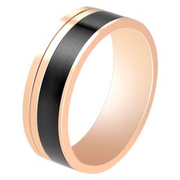 Adelia&acute;s ADELIA ́S Herren Fingerring "Herren Ring aus Edelstahl", 70, Edelstahlgold, Edelstahl, Fingerringe