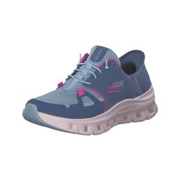 Skechers Sneaker 'Glide Step Pro' Herren Gr&ouml;&szlig;e 39 taubenblau / hellblau / pink