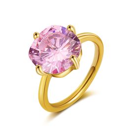 AILORIA Damen Fingerring "Ring Rosa Quarz &Eacute;GLANTINE", 54, rosa, Fingerringe