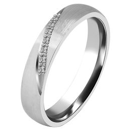 Adelia&acute;s ADELIA ́S Damen Fingerring "Damen Ring aus 925 Silber mit Zirkonia", 56, Silber 925 (Sterlingsilber), silber, Silber 925 (Sterlingsilber), Fingerringe
