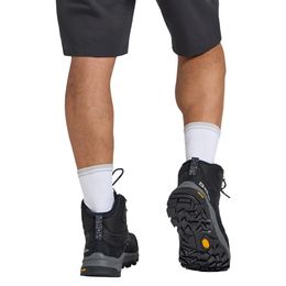 Jack Wolfskin Herren Wanderschuh "CYROX TEXAPORE MID M", Gr. 7, schwarz, Obermaterial: Synthetik. Obermaterial 2: Textilmaterial. Futter: Polyester,
