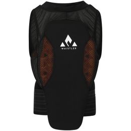 WHISTLER Kinder Skianzug "Walsh jr.", schwarz, Gr. 128, unifarben, 87% Polyester, 13% Elasthan, Sportanz&uuml;ge, mit atmungsaktivem Mesh-Gewebe
