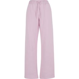 DEF Damen Stoffhose "DEF DEF Sweatpants", rosa, Gr. L, unifarben, 80% Baumwolle, 20% Polyester, Hosen