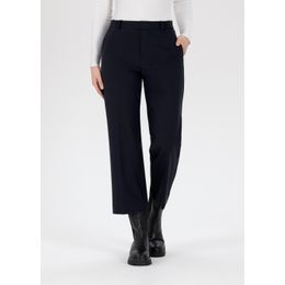 Stehmann Damen Culotte, schwarz, Gr. 42, Web, Obermaterial: 68% Viskose, 27% Polyamid, 5% Elasthan, Hosen, Sommerhose mit B&uuml;gelfalte