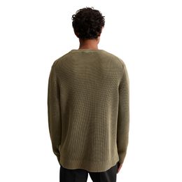 Marc O'Polo Herren Rundhalspullover "loose fit mit speziellem Farbeffekt", gr&uuml;n, Gr. XXL, MARC O'POLO DENIM, Strick, Obermaterial: 100% Baumwolle, Pullover