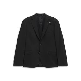 Bugatti Herren Anzugsakko "Regular Fit"290, schwarz, Gr. 26, unifarben, 66% Polyester, 21% Viskose, 10% Polyamid, 3% Elasthan, Sakkos, Jersey-Artikel