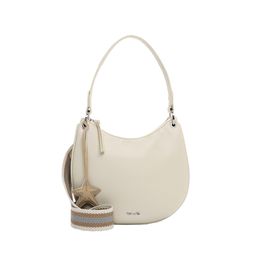 Beuteltasche Tamaris "Beutel TAS Kea", Damen, Gr. B/H/T: 30cm x 24cm x 3cm 0, beige (beige 400), Polyurethan, Taschen Beuteltasche
